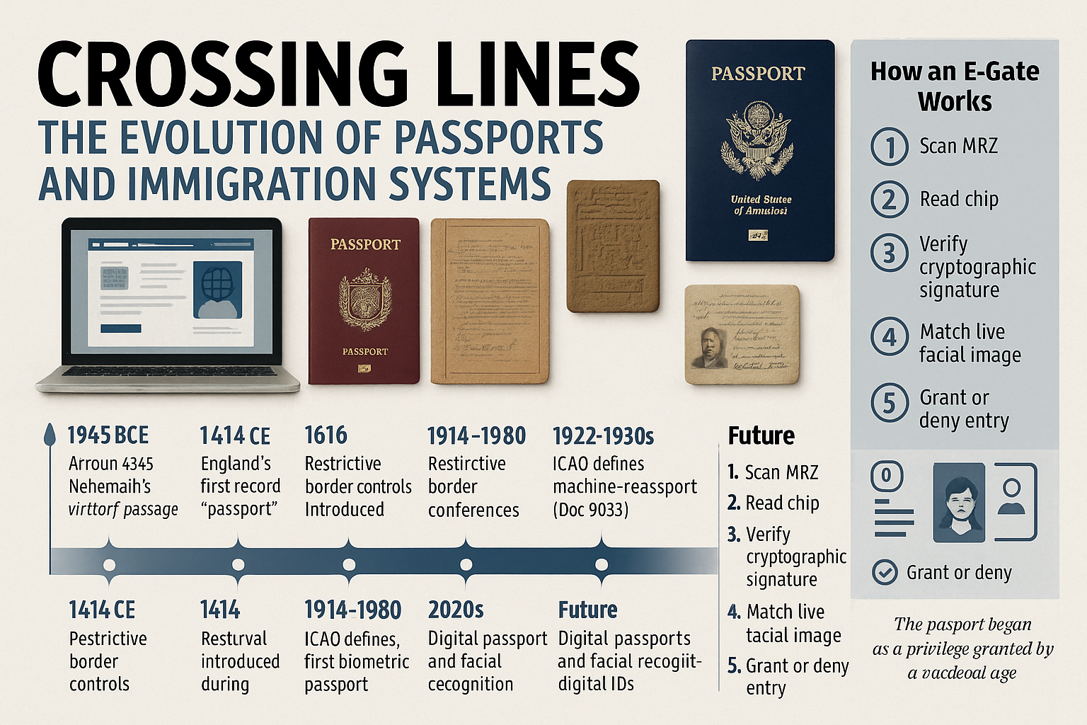 CROSSING LINES: A Short History of Passports, Visas and How We Control ...